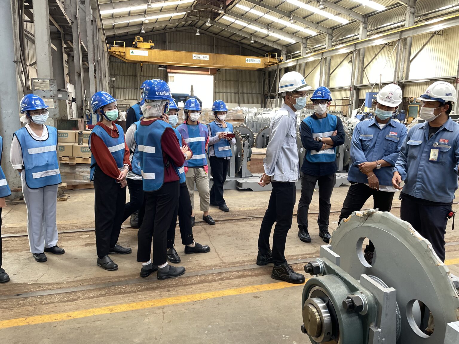 WCE welcomes new employees of SSI Group to visit the work process ...